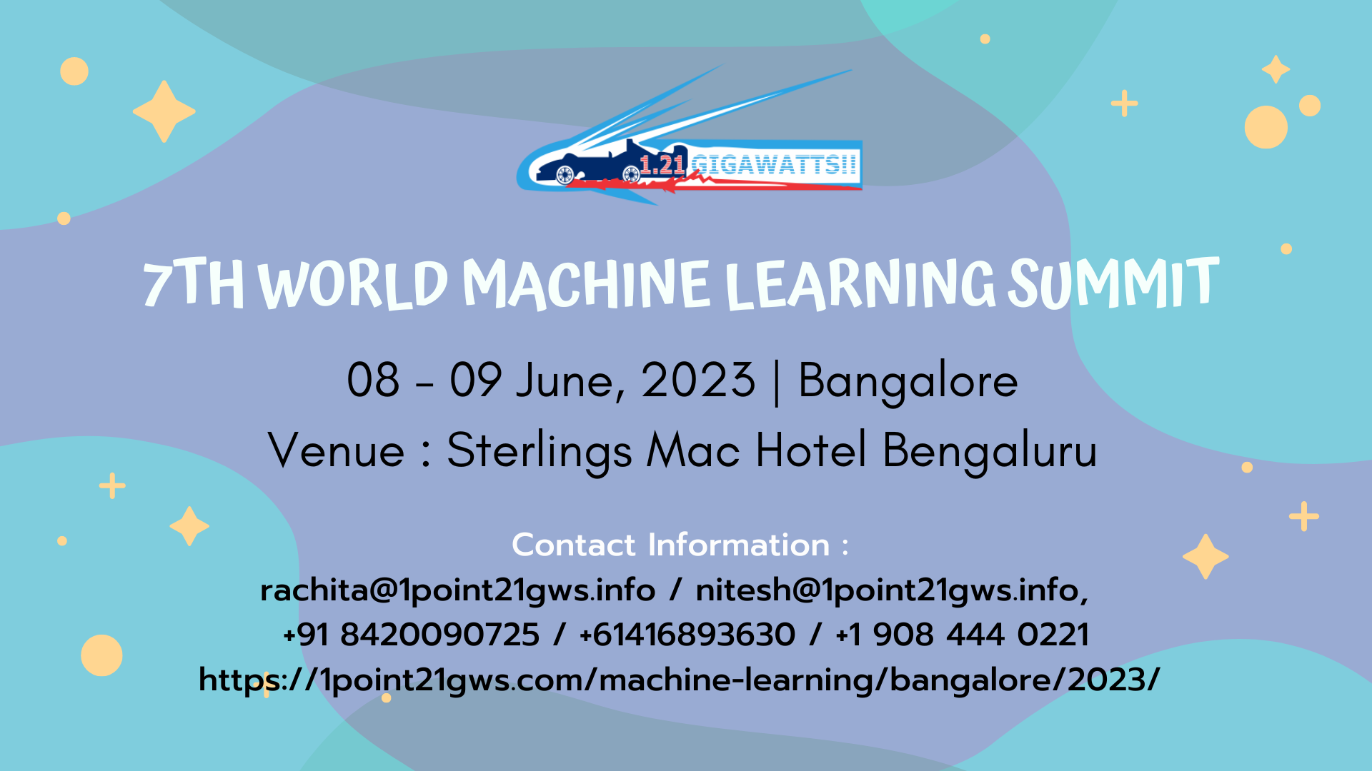 7th World Machine Learning Summit - Bangalore